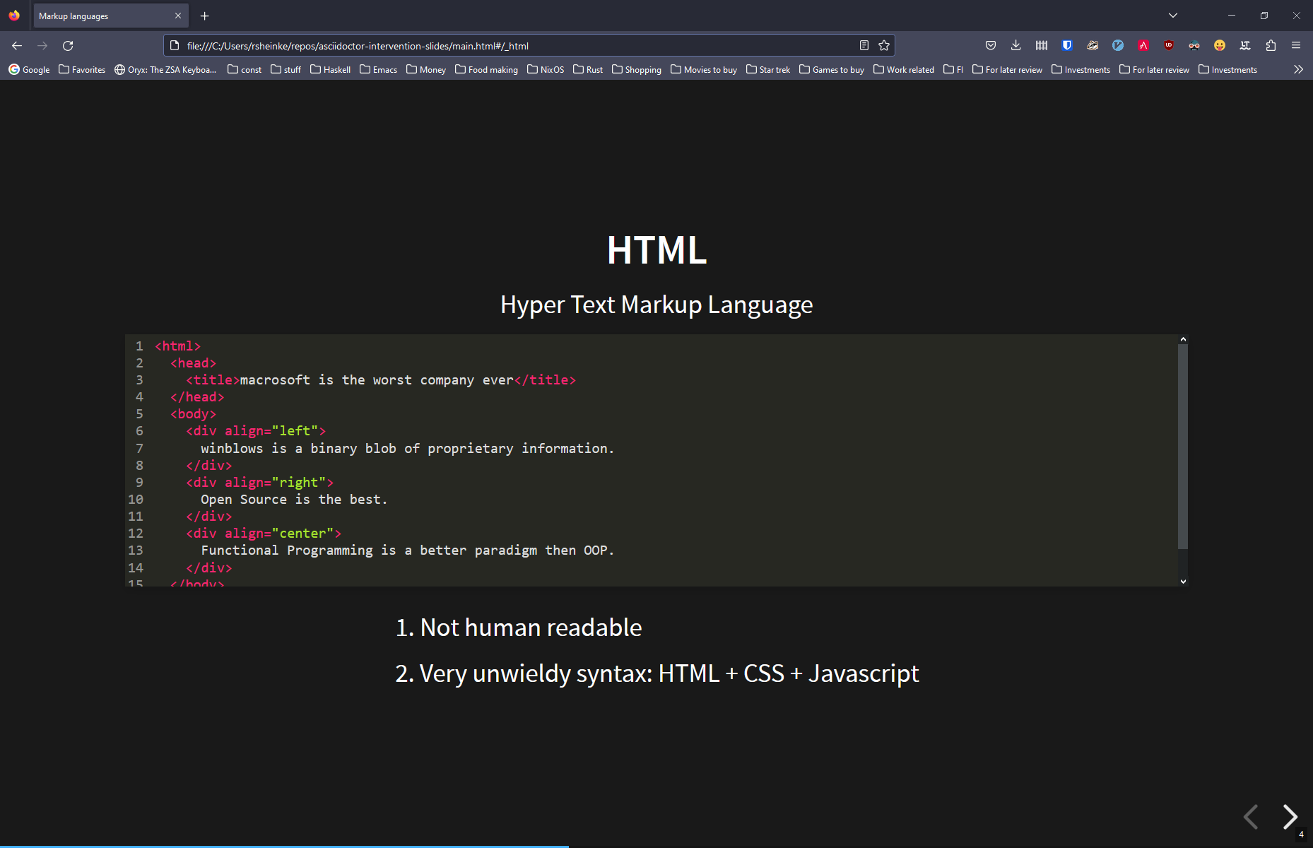 Source code block is cut · Issue #508 · asciidoctor/asciidoctor-reveal.js · GitHub