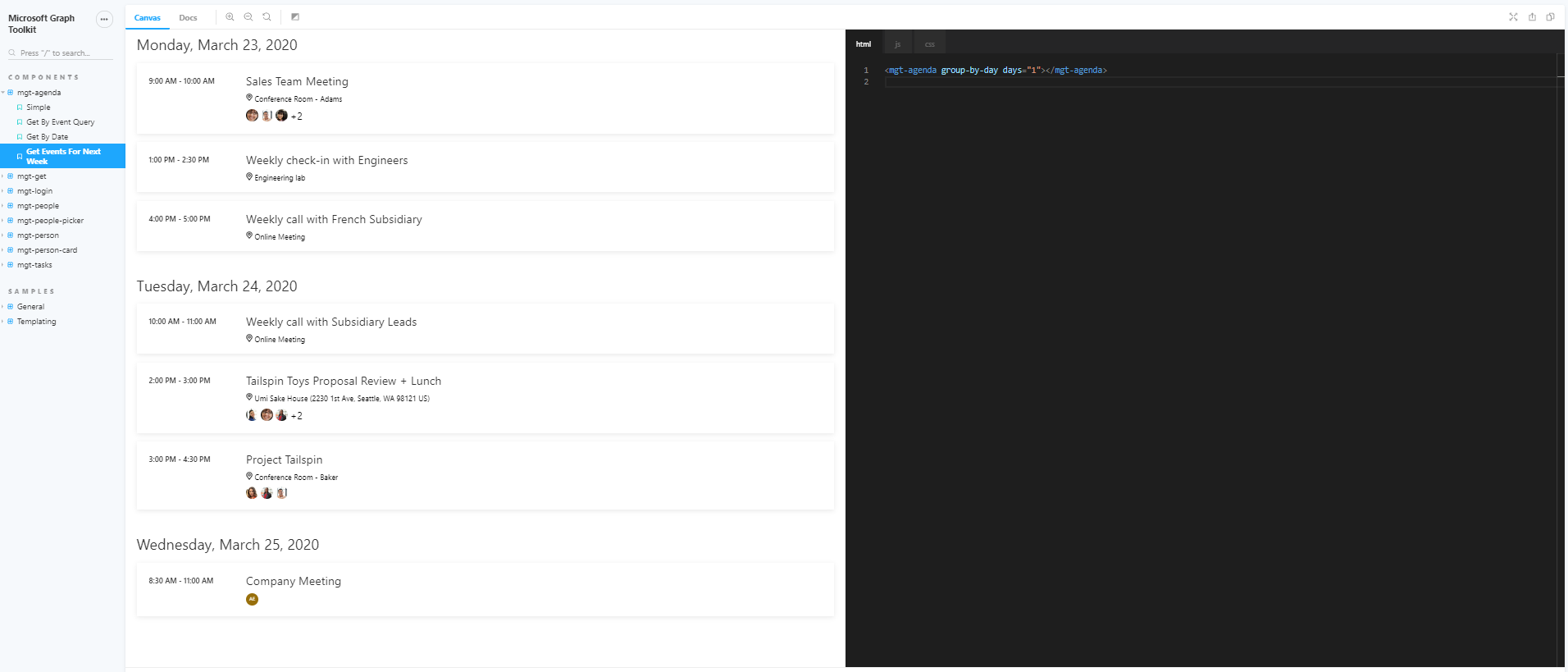 [BUG] setting "days" property on mgt-agenda doesn't change the component · Issue #339 ...