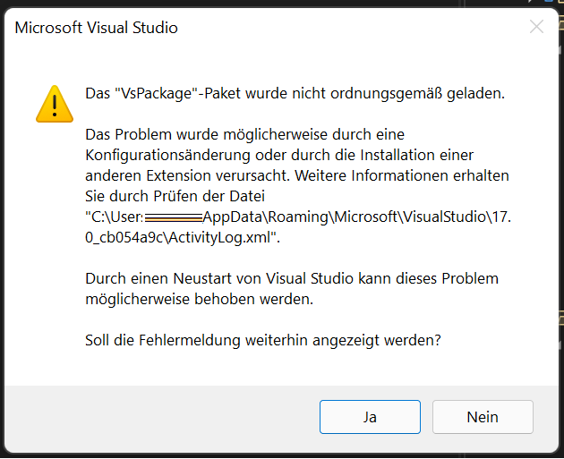 VSPackage did not load correctly · Issue #466 · dotnet/ResXResourceManager · GitHub
