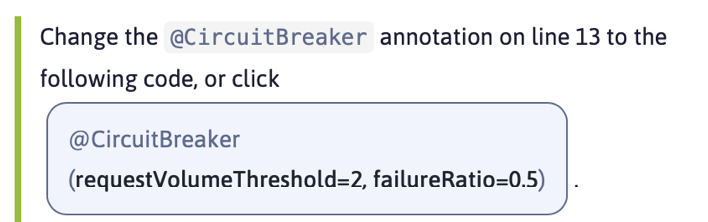 Change interactive guide code actions. · Issue #322 · OpenLiberty ...