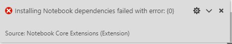 Reinstall Notebook Dependencies failed with Error {0} · Issue #4851 · microsoft/azuredatastudio ...