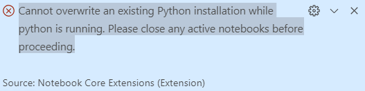 [ADS]-Save Notebook option re-opens a new python session causing failure to [Reinstall notebook ...