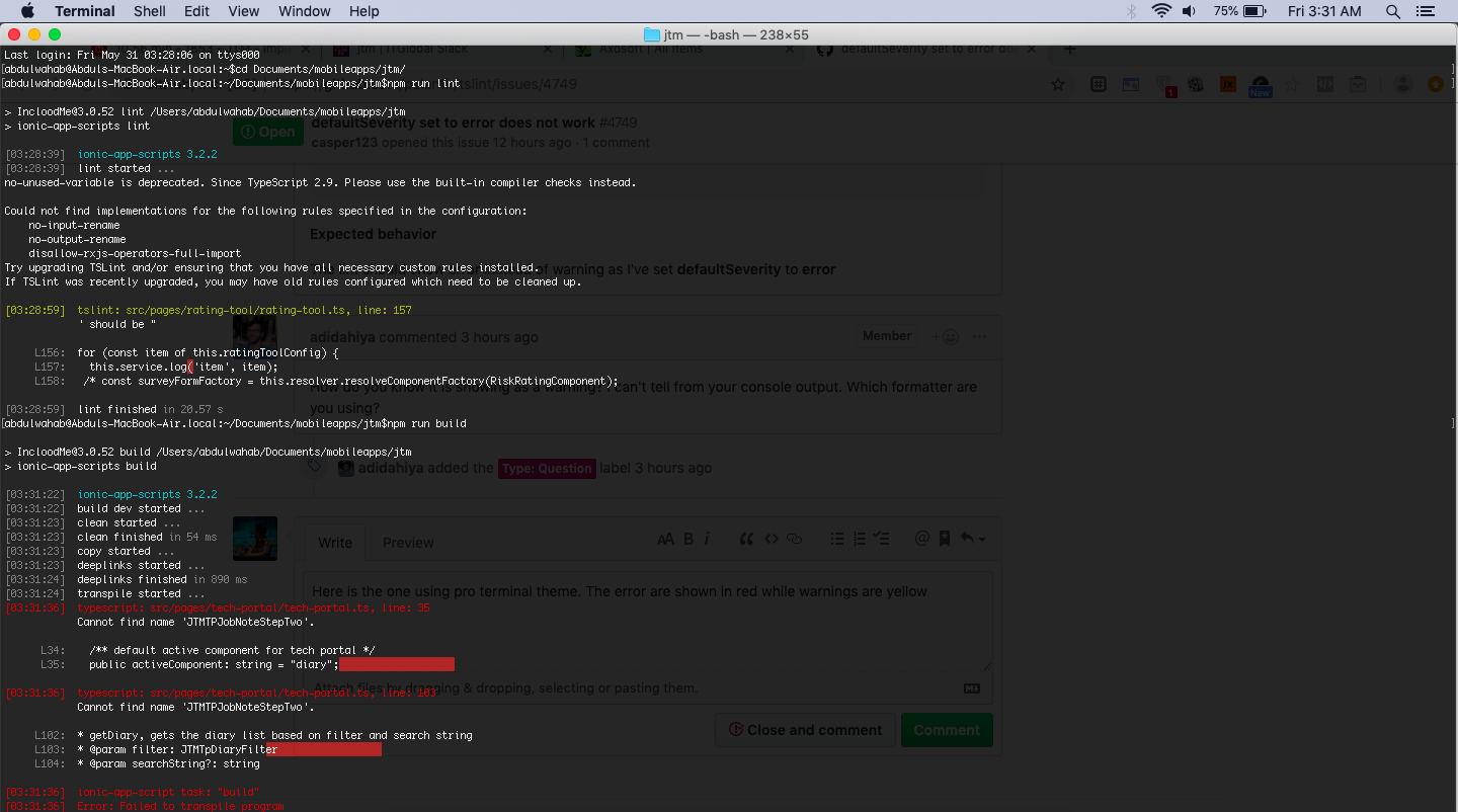 defaultSeverity set to error does not work · Issue #4749 · palantir/tslint · GitHub
