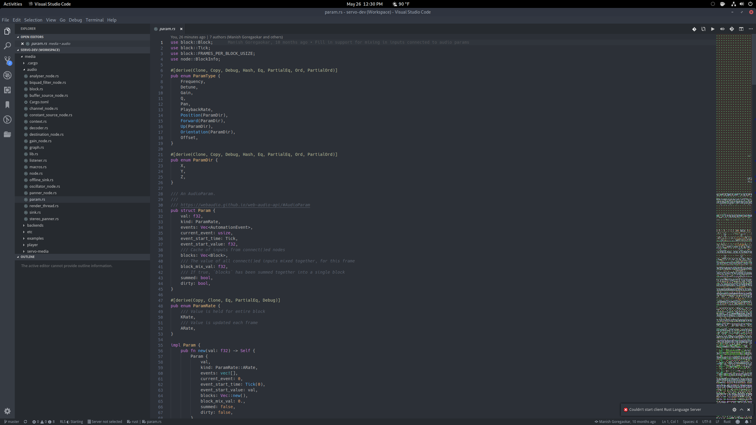 Minimap corrupted · Issue #74352 · microsoft/vscode · GitHub
