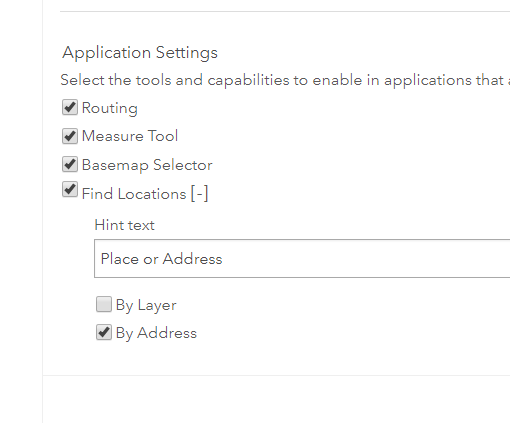 Search widget displays 'layer' search when not configured in webmap · Issue #156 · Esri ...