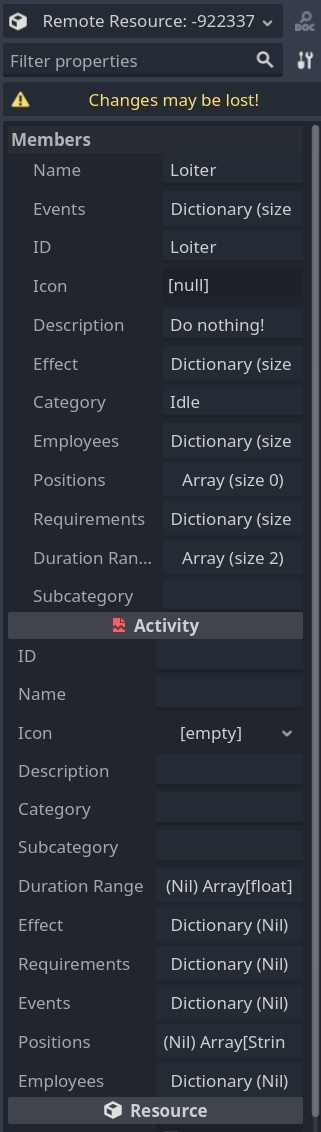 Same custom resource properties appearing twice at runtime. · Issue #60861 · godotengine/godot ...