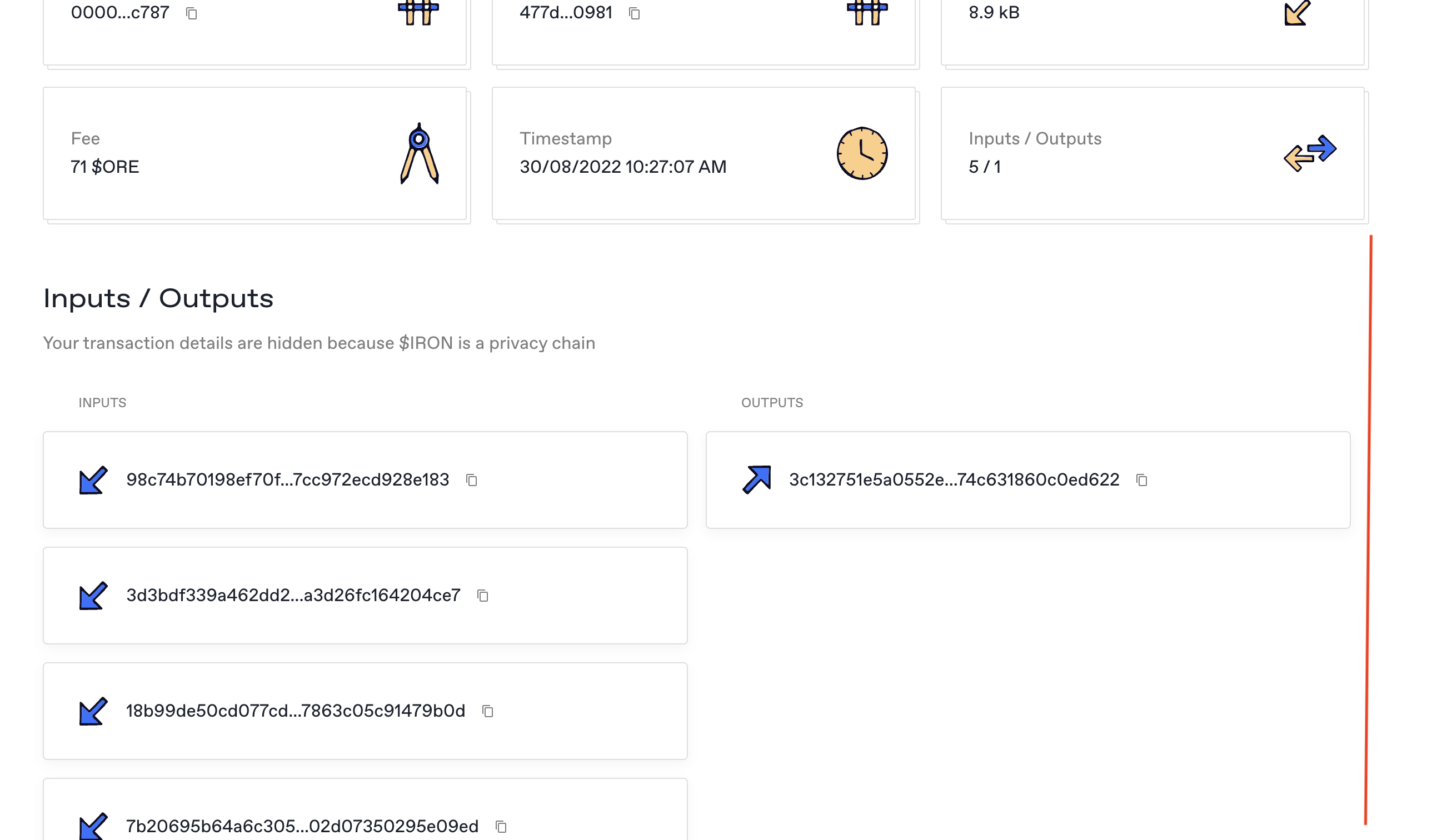 Columns misaligned · Issue #104 · iron-fish/block-explorer · GitHub