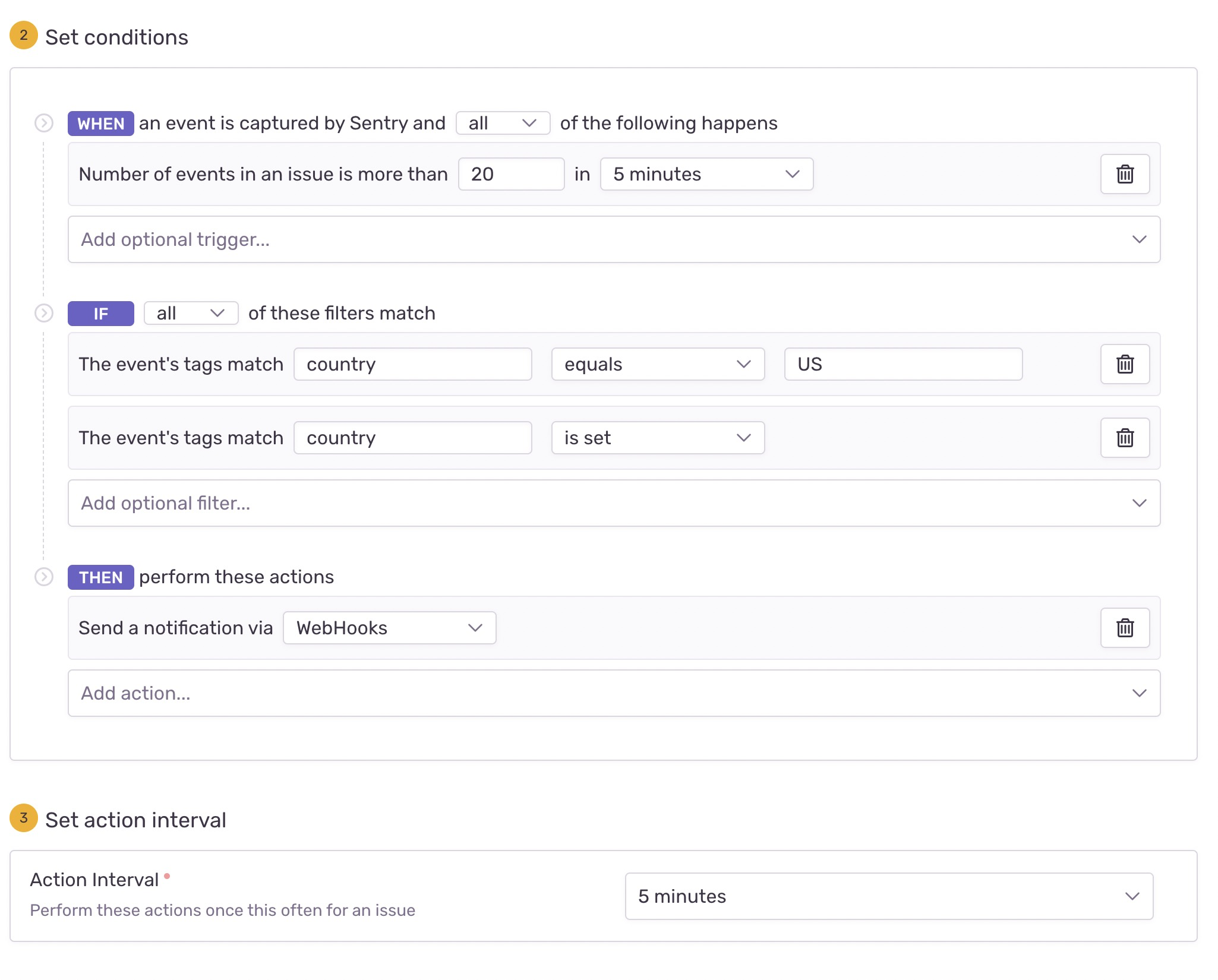 Not match condition why trigger webhook · Issue #1440 · getsentry/self ...