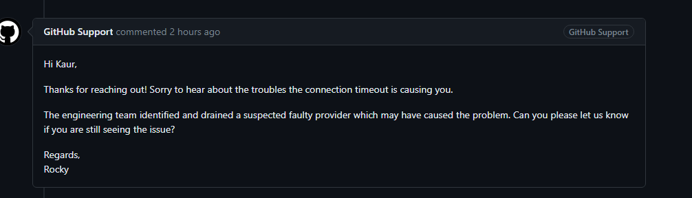 Failed to connect to github.com port 443 after 21124 ms: Couldn't connect to server · community ...