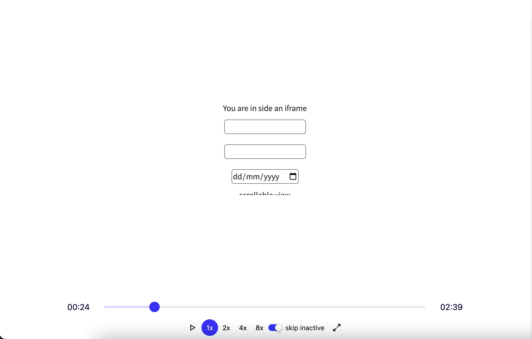 iFrame content getting zoom in while replaying. · Issue #888 · rrweb-io ...