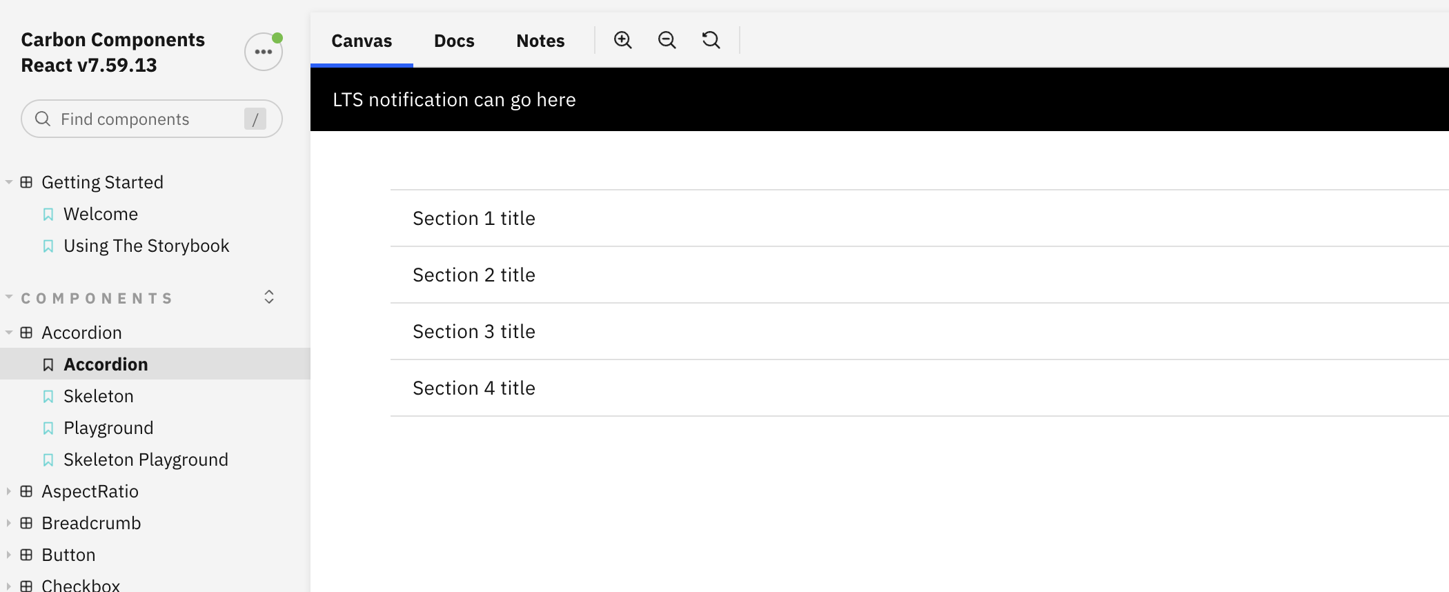 Add Lts Notification Prominently To V10 React Storybook · Issue 14765 · Carbon Design System 6087