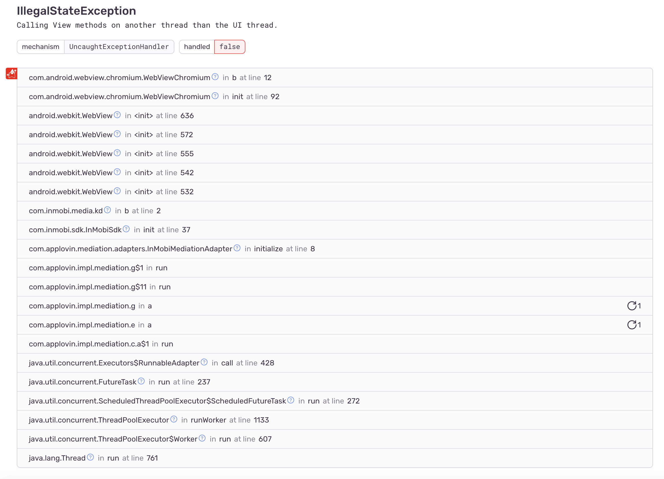 InMobi Adapter IllegalState · Issue #171 · AppLovin/AppLovin-MAX-React-Native · GitHub
