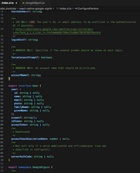 how to get phoneNumber from userInfo · Issue #642 · react-native-google ...