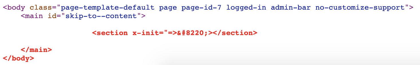 ACF Block HTML quote being incorrectly escaped when using AlpineJS ...