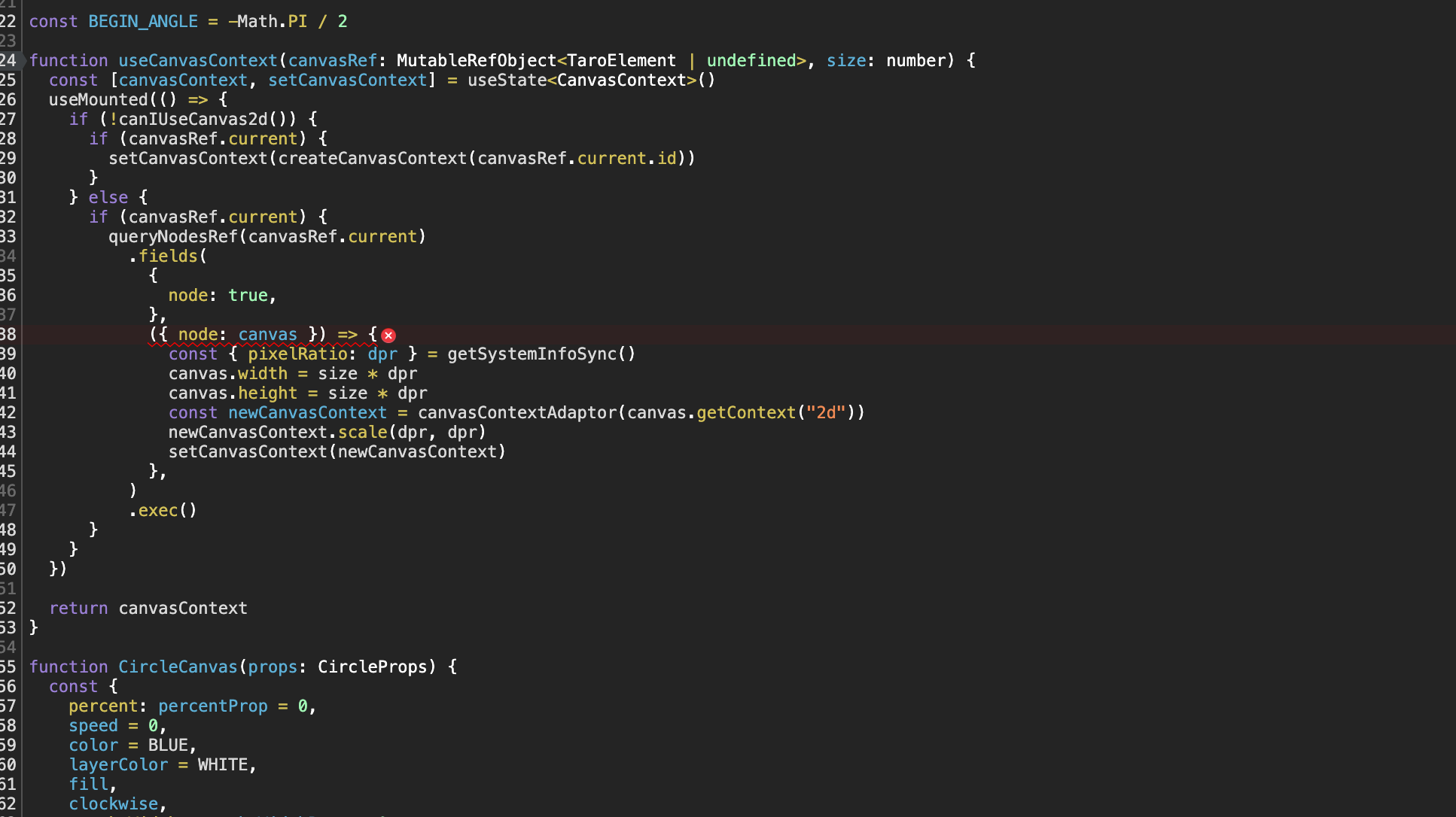 [Bug Report] 开发公众号网页时使用Circle组件报错 · Issue #550 · mallfoundry/taroify · GitHub