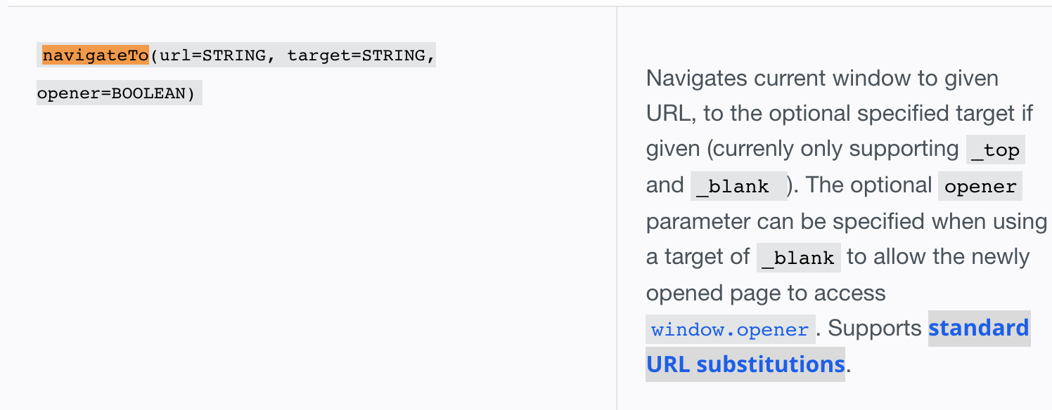 AMP.navigateTo with standard URL substitutions · Issue #27643 · ampproject/amphtml · GitHub