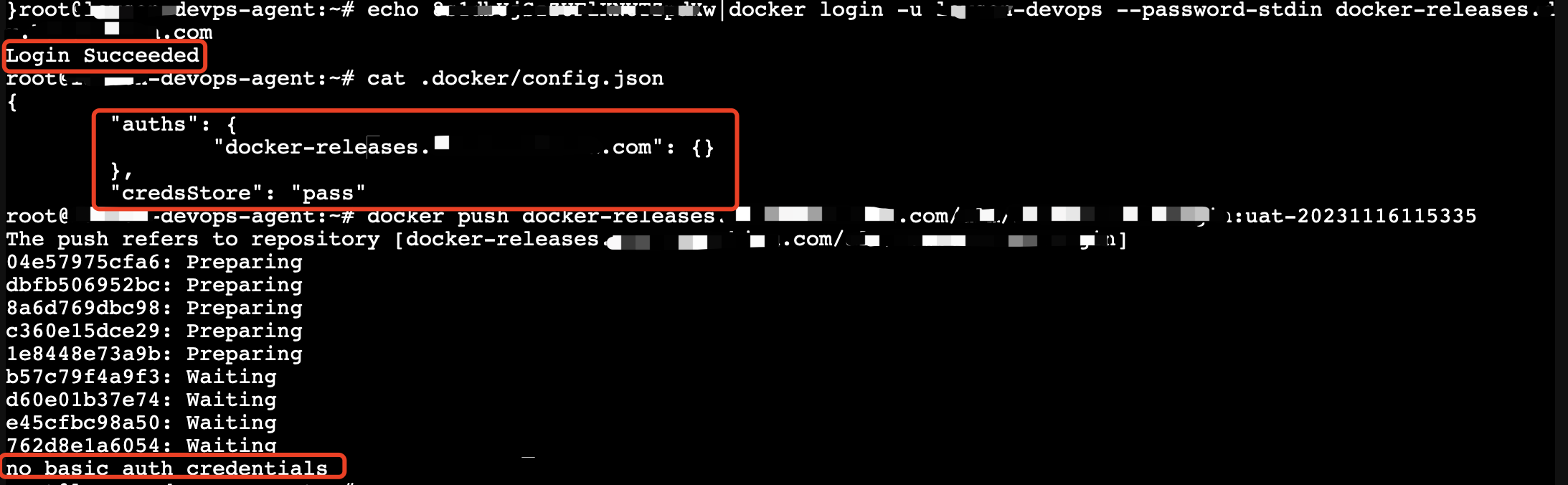 Sonatype Nexus Repository Manager Docker Hosted Push Output No Basic 9156