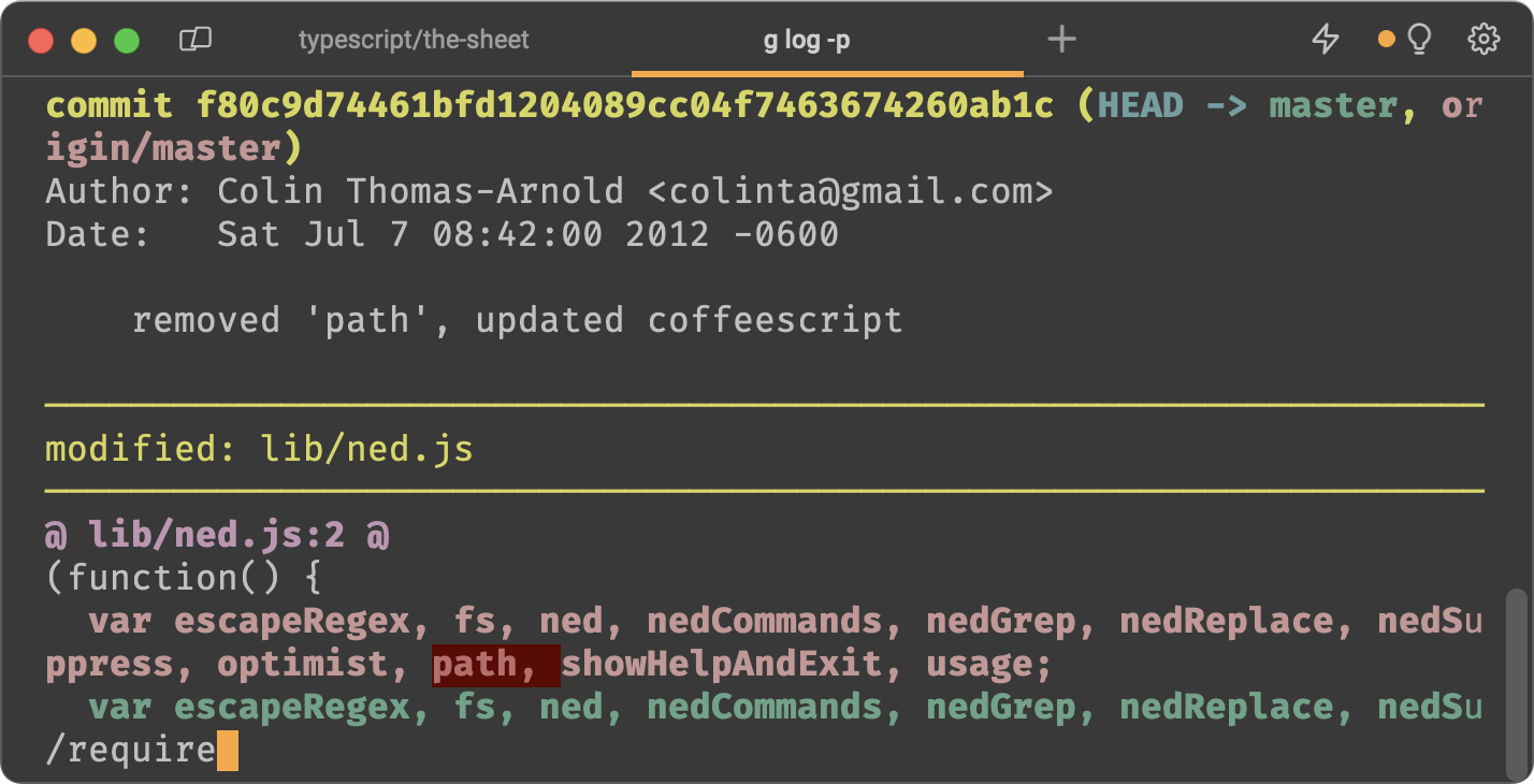 Using `less` to scroll to a regex is hidden under the prompt · Issue #3258 · warpdotdev/Warp ...