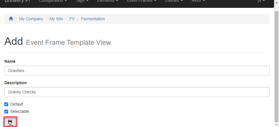 Creating and Using Event Frame Template Views · brewerypi brewerypi · Discussion #283 · GitHub