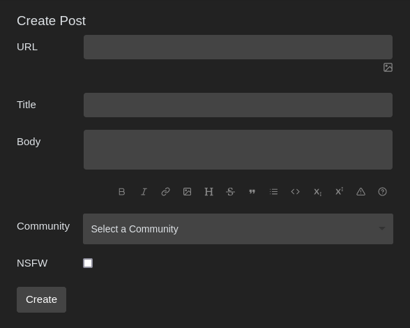 Adjustment of the post editor · Issue #894 · LemmyNet/lemmy-ui · GitHub