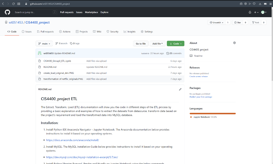 GitHub - wt051453/Data-warehousing-Netflix-project: Data warehousing ...