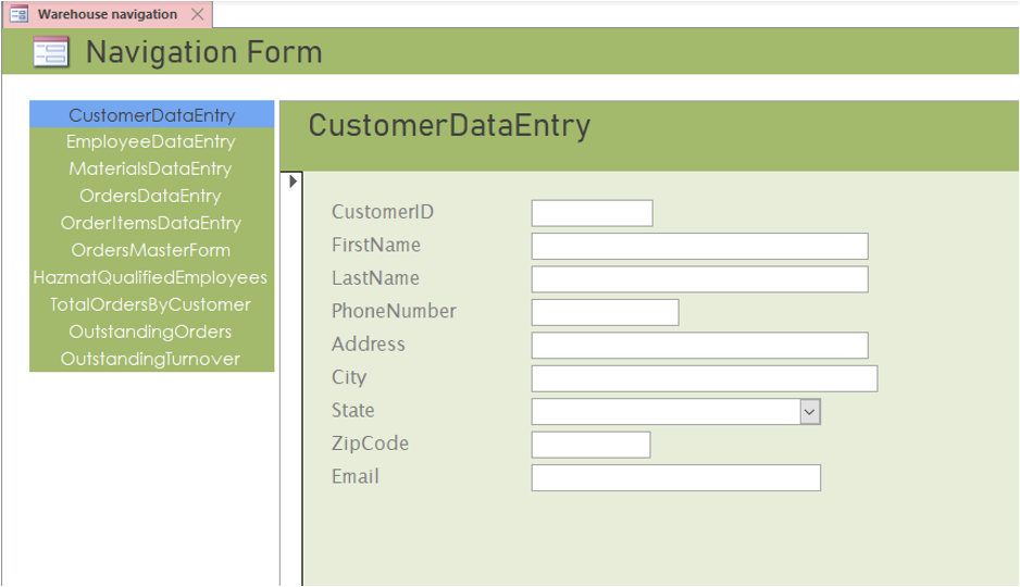 GitHub - wt051453/MS-Access-Warehouse-database-development: Academic project that involved ...