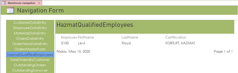 GitHub - wt051453/MS-Access-Warehouse-database-development: Academic ...