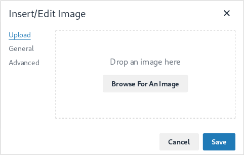 Image plugin tabs ordering · Issue #5239 · tinymce/tinymce · GitHub