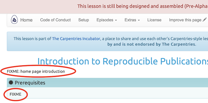 Homepage/prereq: missing text · Issue #27 · carpentries-incubator ...