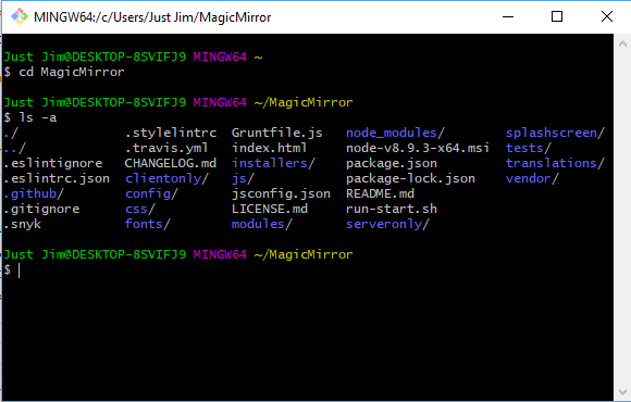 'fatal' message... · Issue #1233 · MagicMirrorOrg/MagicMirror · GitHub