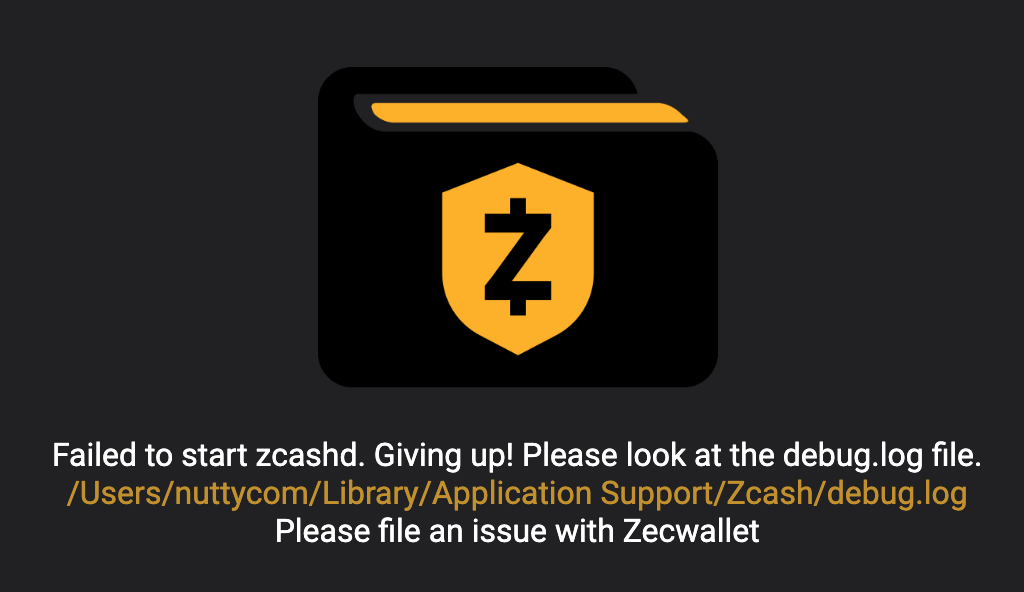 ZecWallet full node UI fails on startup after zcashd 4.5.1 upgrade ...
