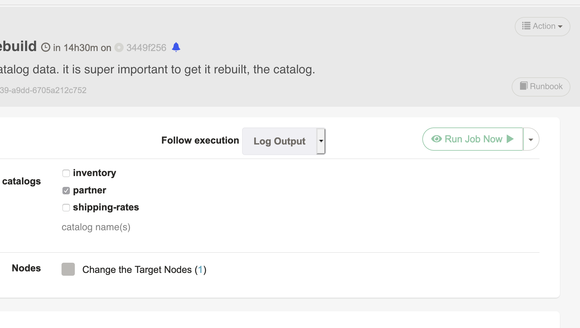 Rename the Job "runbook" to "readme" · Issue #5548 · rundeck/rundeck · GitHub