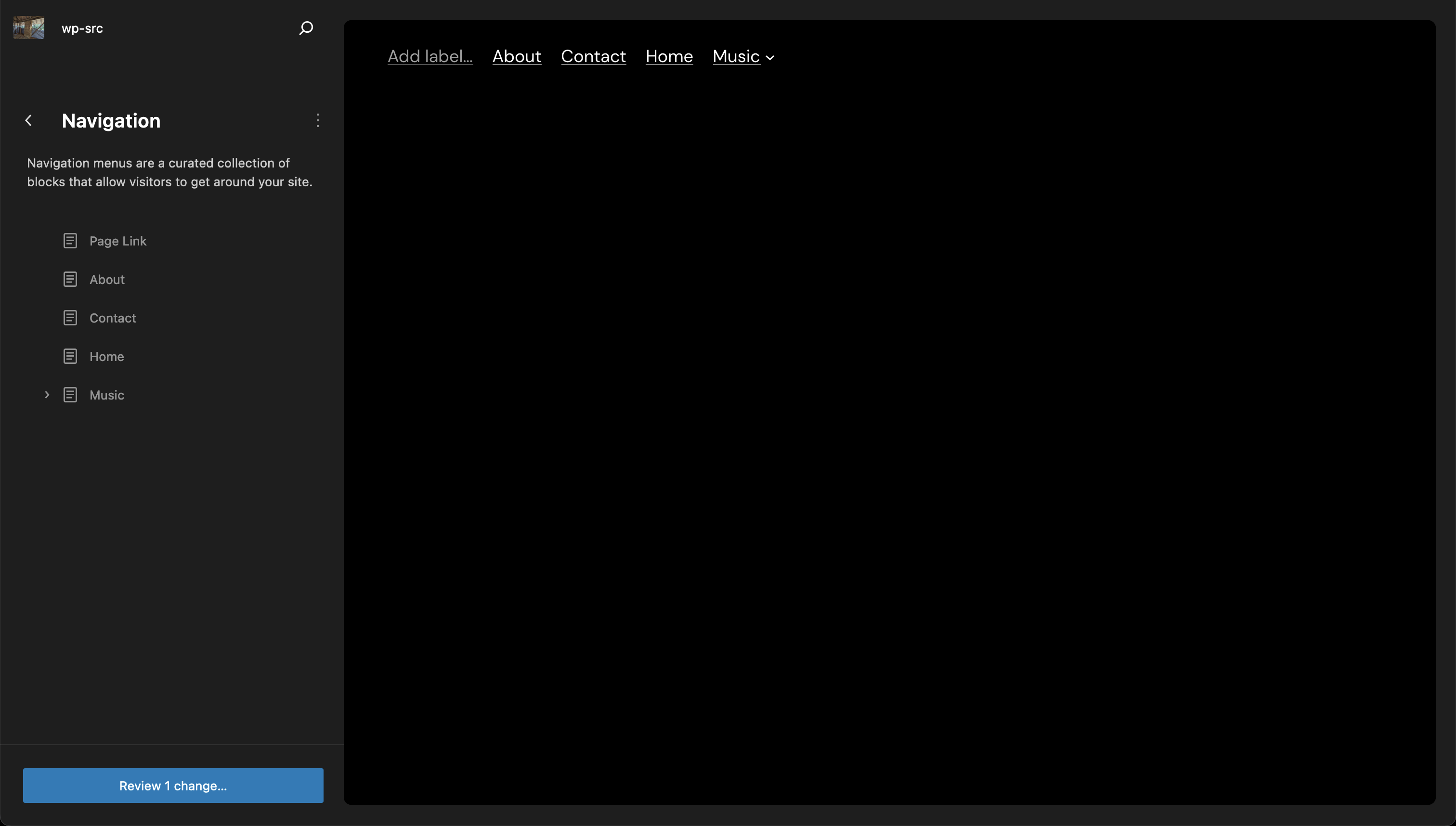 Navigation in Site View: Make whole canvas clickable to enter focus mode. · Issue #51794 ...