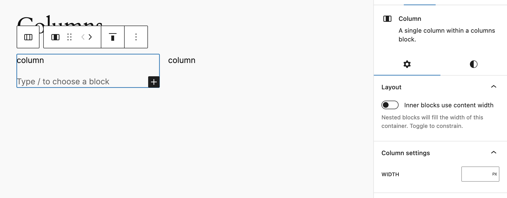 Columns: Resize with drag handles · Issue #56391 · WordPress/gutenberg ...