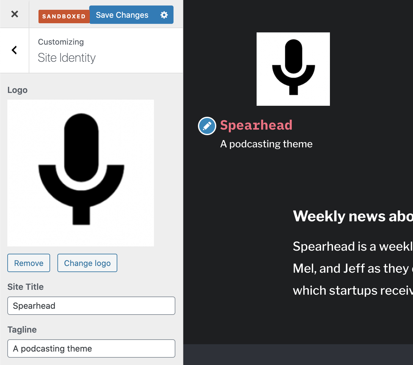 Spearhead: Site logo in customizer · Issue #2712 · Automattic/themes · GitHub
