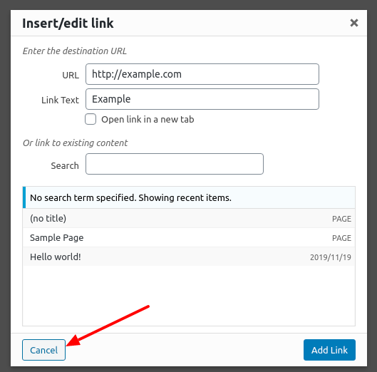 Cancel on "Insert/edit link" popup still changes value · Issue #311 · AdvancedCustomFields/acf ...