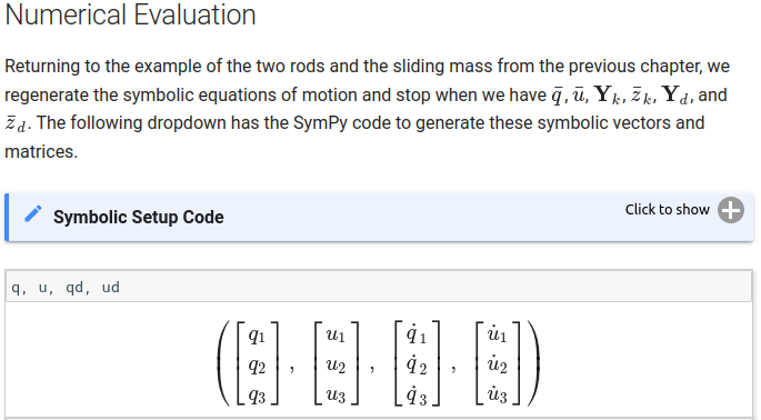 Simulation · Issue #70 · moorepants/learn-multibody-dynamics · GitHub