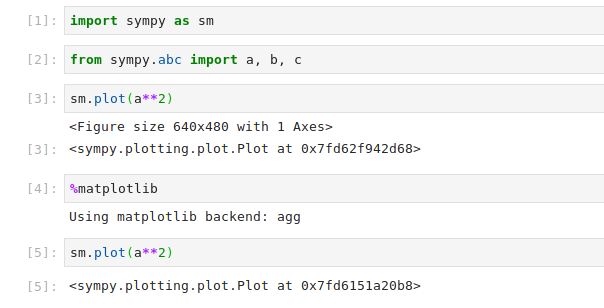 Plots do not seem to show up in the JupyterLab notebook interface ...