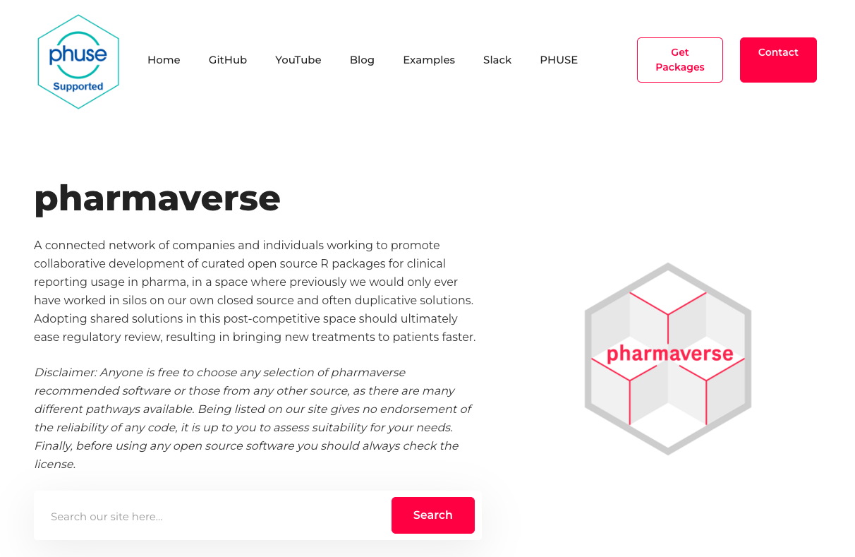 [BUG] navbar sizing · Issue #247 · pharmaverse/pharmaverse · GitHub