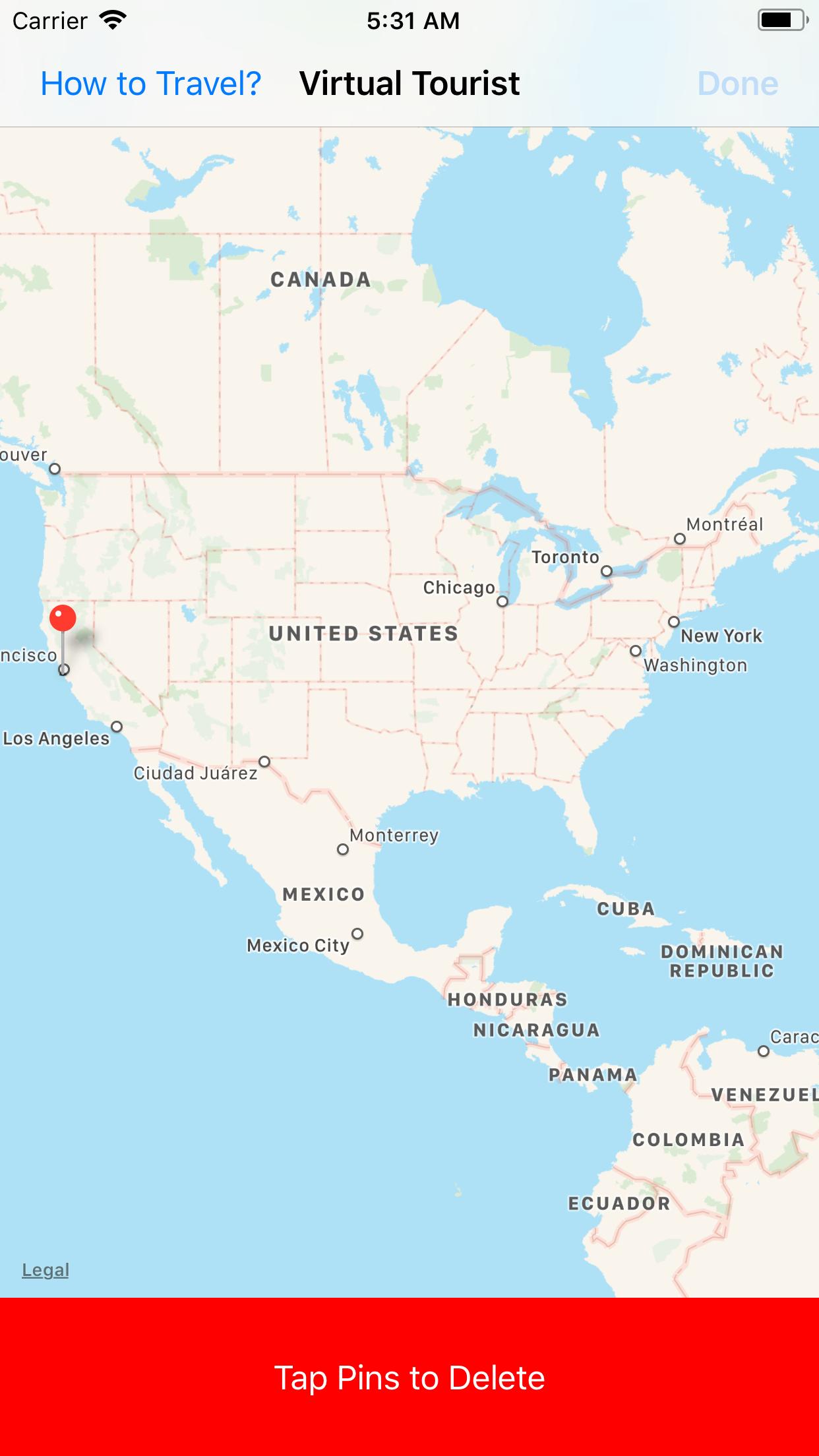 GitHub - benjuhn/VirtualTourist: Project for Udacity course "iOS Persistence and Core Data"