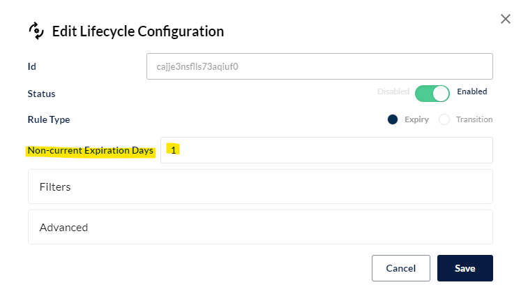 Ask For Minutes Seconds For Expiration Time In Lifecycle Configuration · Issue 15140 · Minio