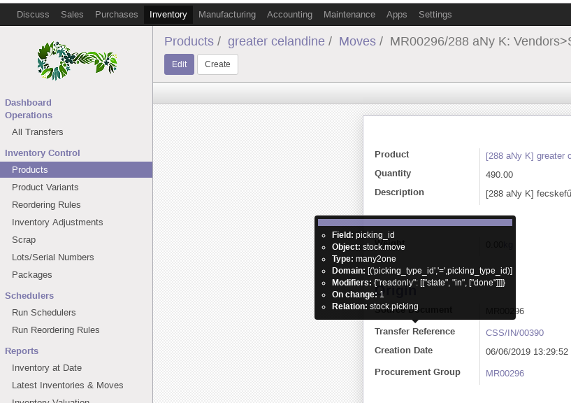100 Bug Ordering Records By Reference Number Fails · Issue 33987 · Odooodoo · Github