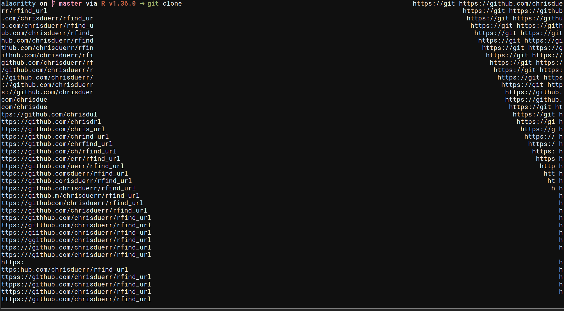 Odd behavior in fish shell when moving text to the end column. · Issue ...