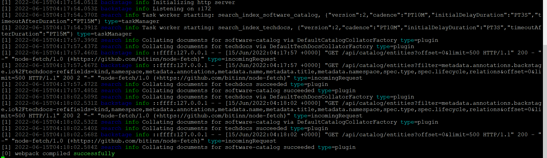 Error: Could not Fetch catalog entities · Issue #11987 · backstage/backstage · GitHub