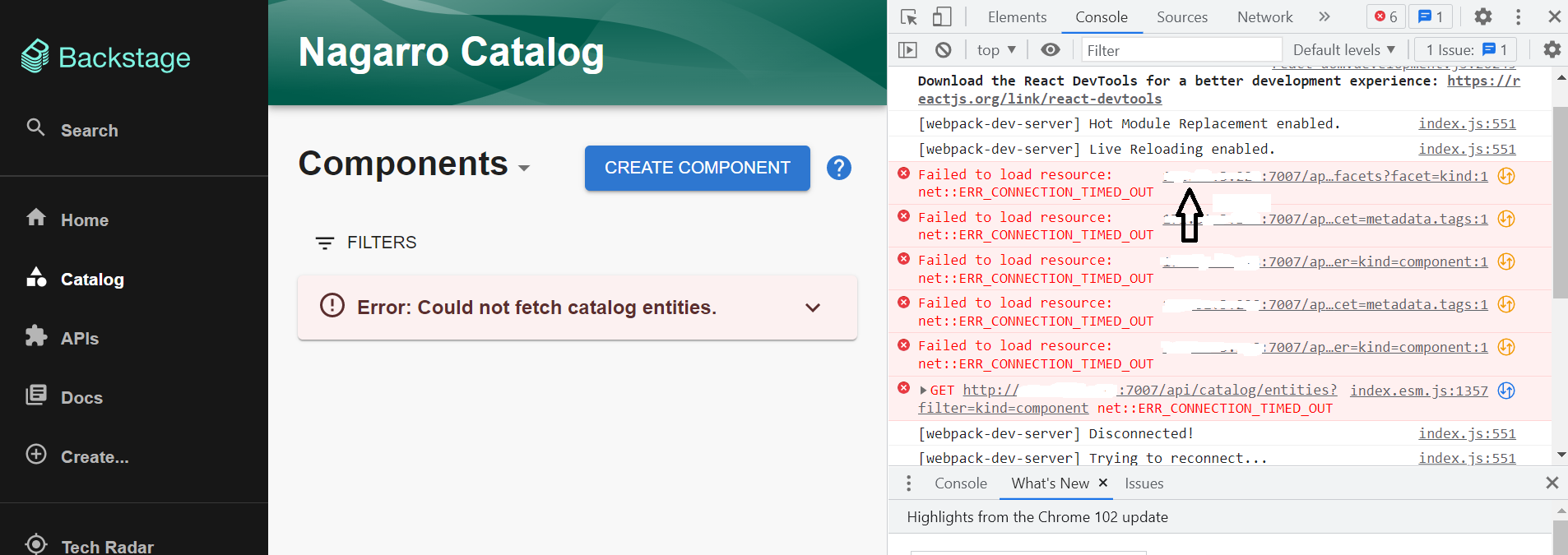 Error: Could not Fetch catalog entities · Issue #11987 · backstage/backstage · GitHub