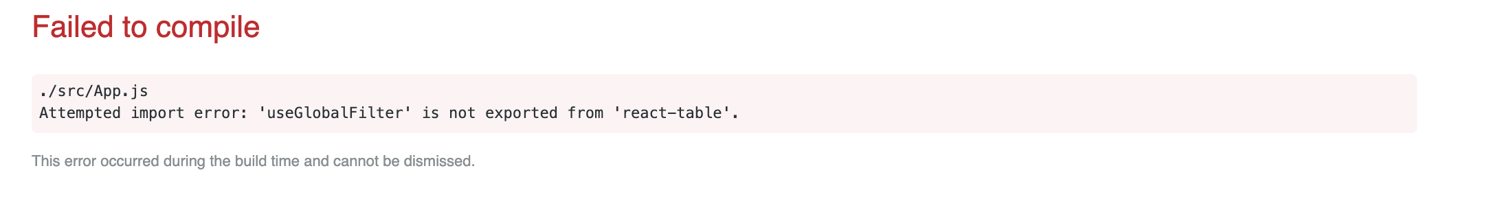Example filtering broken · Issue #3160 · TanStack/table · GitHub