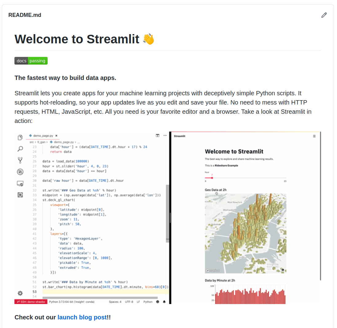 First embedded image in README is broken · Issue #1919 · streamlit/streamlit · GitHub