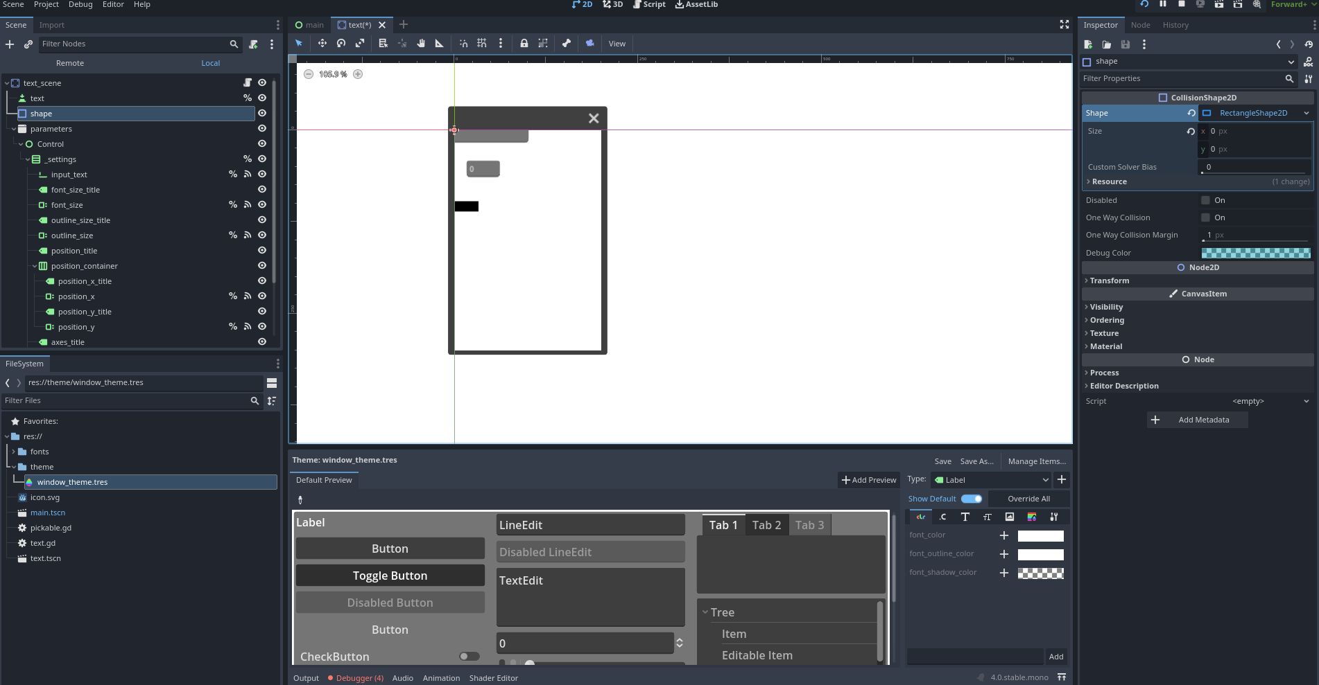 Set global default font color · Issue #1516 · godotengine/godot ...
