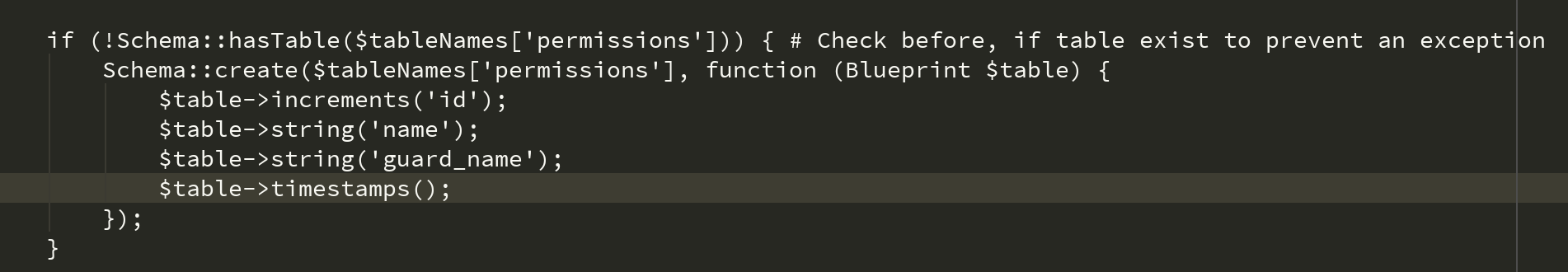 Duplicate migration file · Issue #417 · spatie/laravel-permission · GitHub