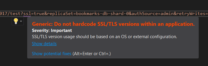 Details Of Issue Ds440000 Missing · Issue 130 · Microsoft Devskim · Github